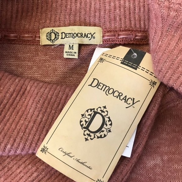 Democracy | Sweaters | Democracy Asymmetrical Spread Ribbed Neck ...